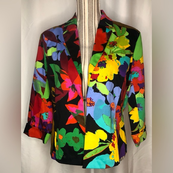 erin london | Jackets & Coats | Erin London Multi Color Jacket | Poshmark